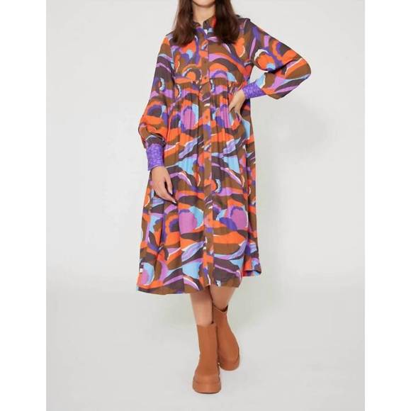 Manoush | Dresses | New Manoush Pop Country Shirt Dress In Multi | Poshmark